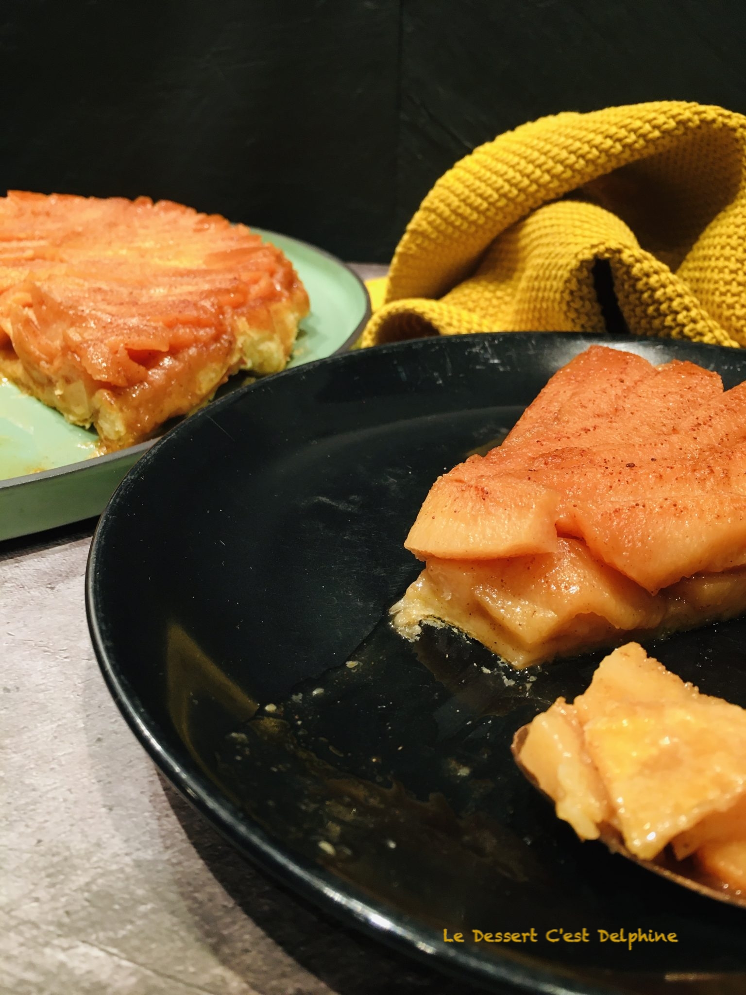 Tarte Tatin aux Coings et à la Cannelle – Le Dessert C'est Delphine